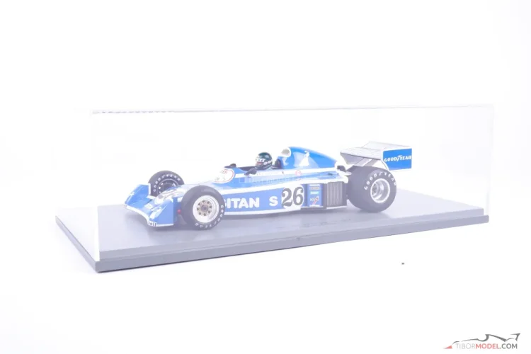 Model car Ligier JS5 Laffite 1976 Zolder, 1:18 Spark | Tibormodel.com
