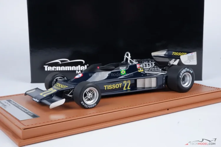 Model car Ensign 1978 Nelson Piquet, Tecnomodel | Tibormodel.com
