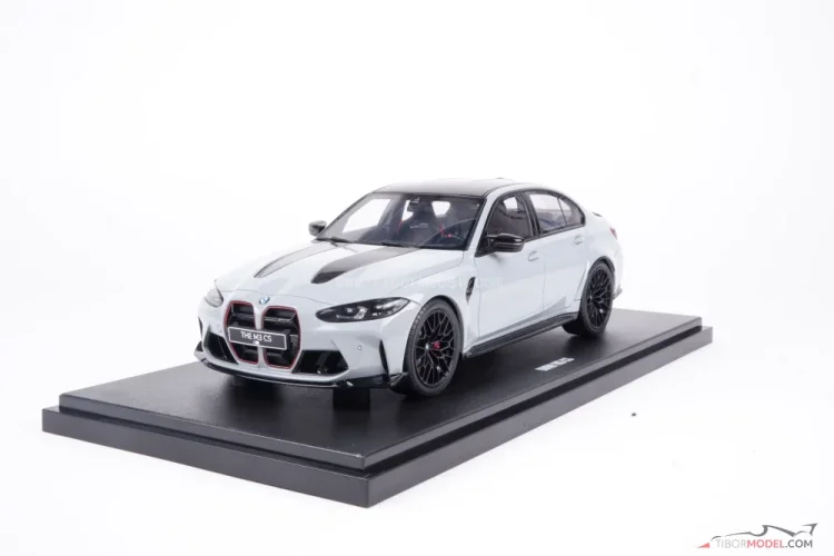 Model car BMW M3 CS grey, 1:18 GT Spirit | Tibormodel.com