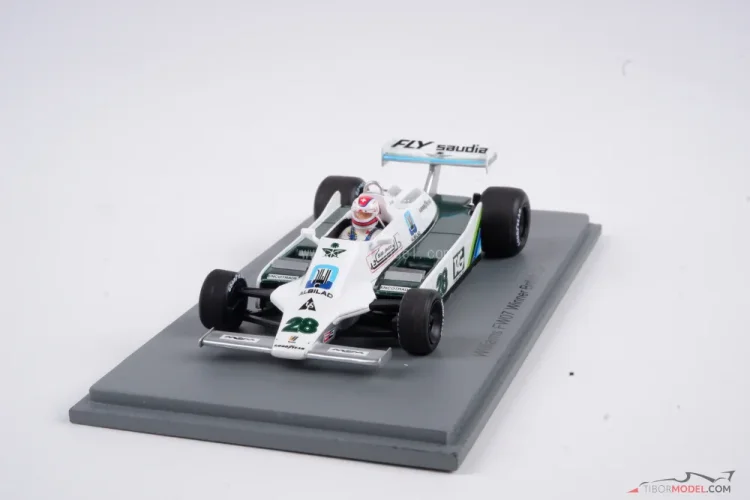 Model Williams FW07 Regazzoni British GP 1979, 1:43 Spark | Tibormodel.com