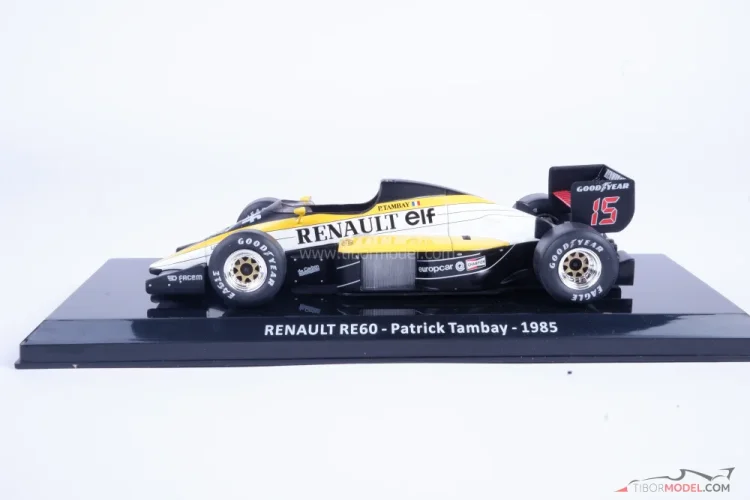 Model car Renault RE60 Tambay 1985, 1:24 scale | Tibormodel.com