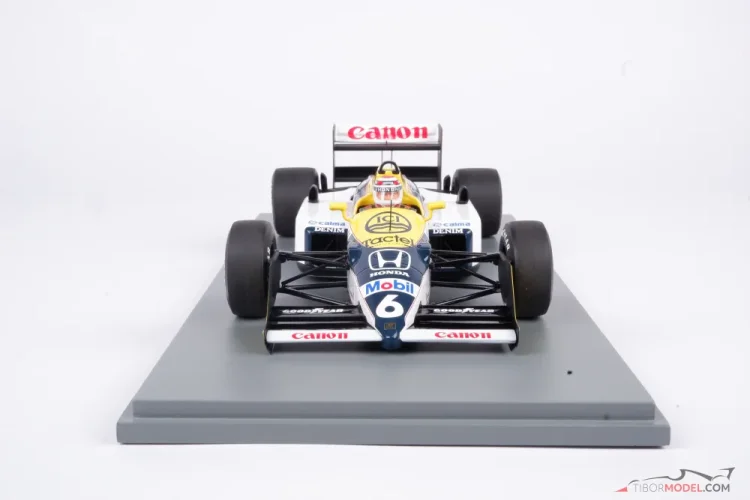 Model car Williams FW11B Piquet 1987, 1:18 Spark | Tibormodel.com