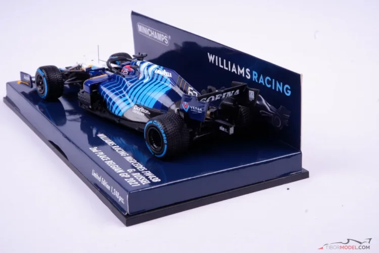 Model car Williams FW43B Russell 2021, Minichamps | Tibormodel.com