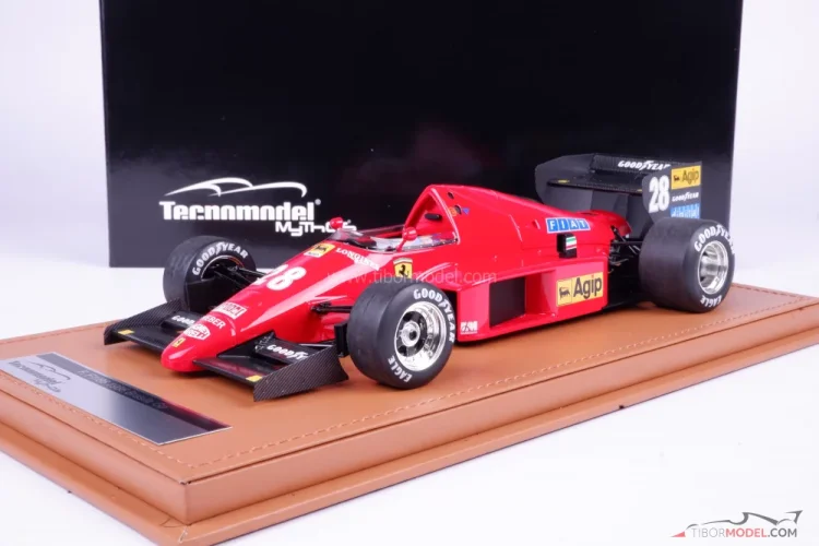Model car Ferrari F1/86 Johansson 1986, Tecnomodel | Tibormodel.com