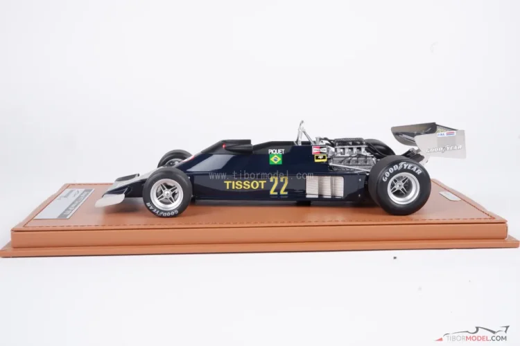 Model car Ensign 1978 Nelson Piquet, Tecnomodel | Tibormodel.com