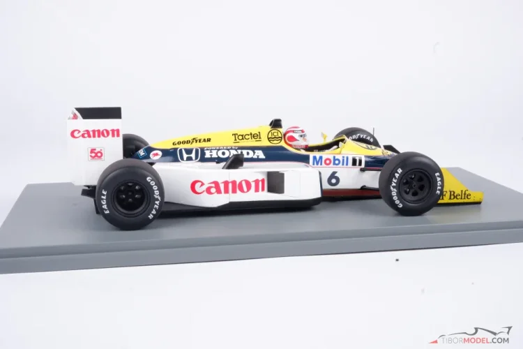 Model car Williams FW11B Piquet 1987, 1:18 Spark | Tibormodel.com