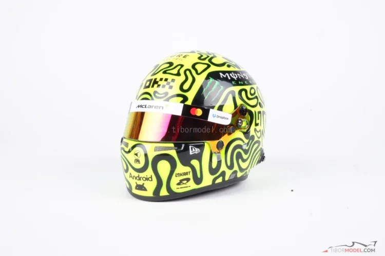 Helmet Lando Norris 2025 McLaren, 1:2 Bell | Tibormodel.com