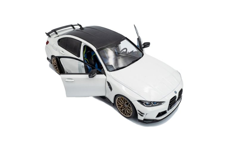 Model car BMW M3 white, 1:18 Solido | Tibormodel.com