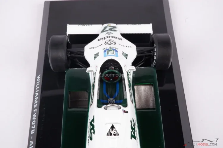 Model Williams FW07B Jones 1980, mierka 1:24 | Tibormodel.com