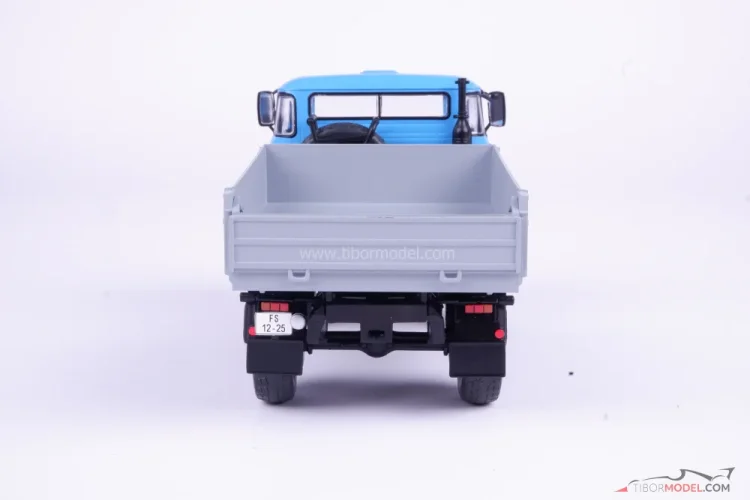 Model truck IFA W50 flatbed, blue, 1:32 scale | Tibormodel.com
