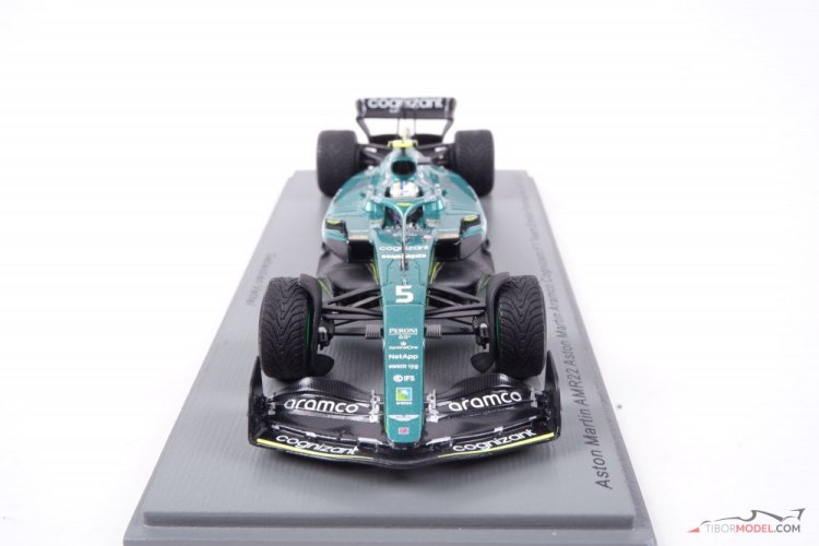 Model car Aston Martin AMR22 Vettel 2022, 1:43 Spark | Tibormodel.com