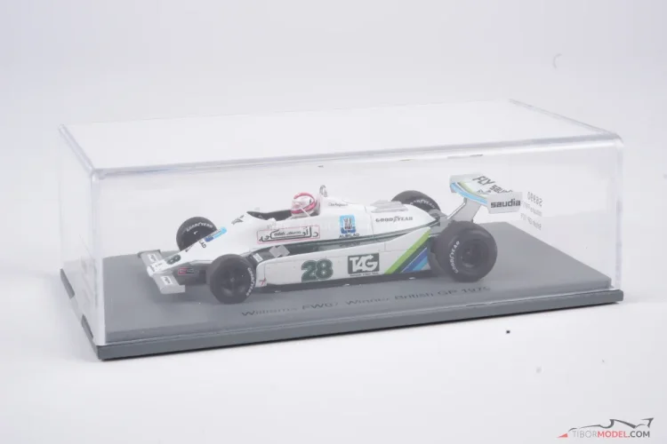Model Williams FW07 Regazzoni British GP 1979, 1:43 Spark | Tibormodel.com