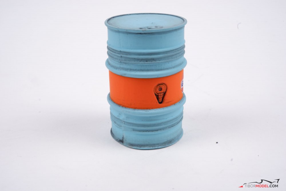 Oil barrel Gulf livery, 1:18 scale | Tibormodel.com