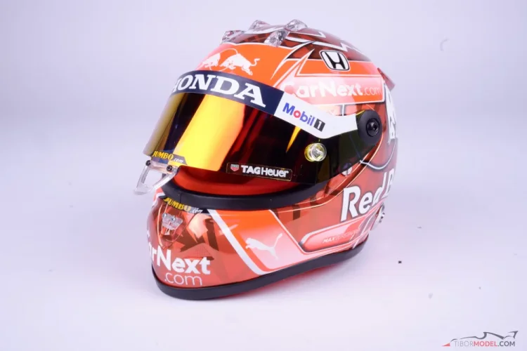 Helmet Max Verstappen 2021 Belgian Spa, 1:2 Schuberth | Tibormodel.com