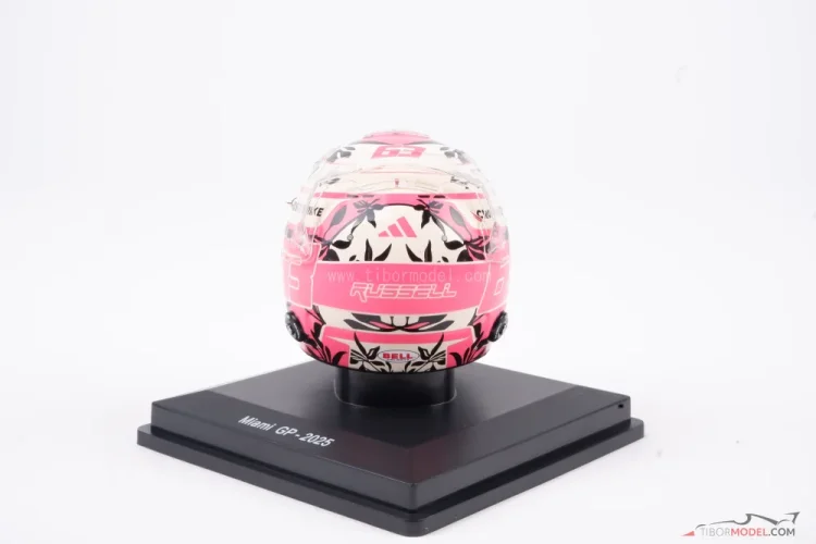 Helmet George Russell Miami 2025 Mercedes, 1:5 Spark | Tibormodel.com